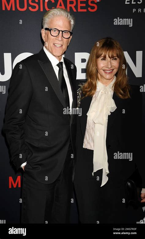 Los Angeles California February 02 L R Ted Danson And Mary