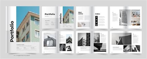 Modelo De Indice Para Portfolio Portfolio De Ilustración Diseño