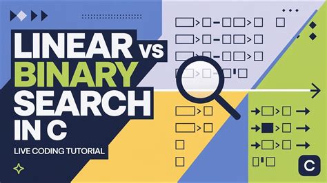 Linear And Binary Search In C Practical Coding Tutorial With Code