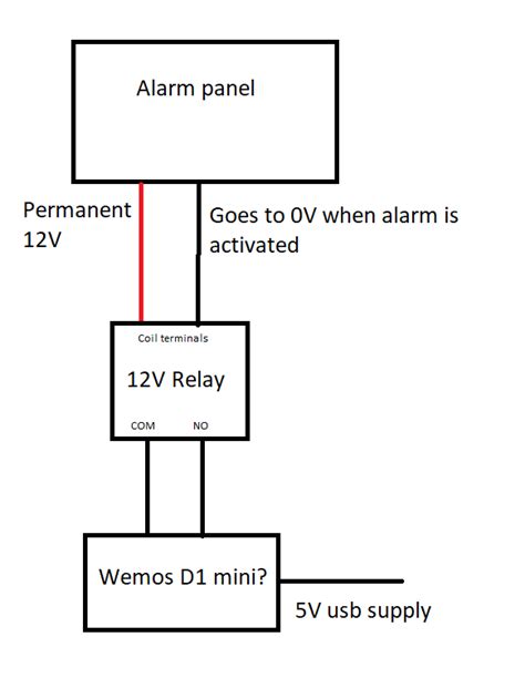 Feasability V Relay And Wemos D Mini To Signal Alarm State General Guidance Arduino Forum