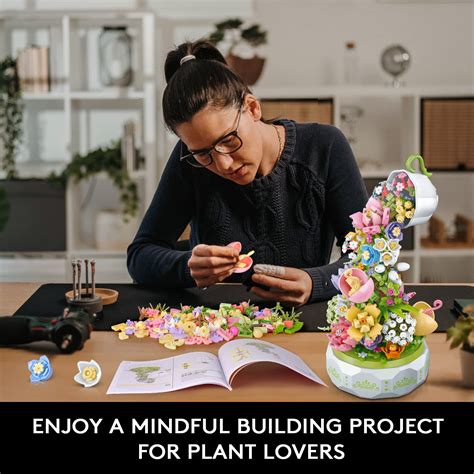 Конструктор Музикална кутия с цветя Walalla Многоцветен Emag Bg