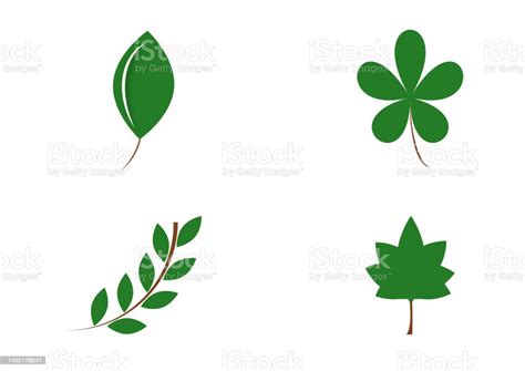리프 아이콘 디자인 벡터 일러스트레이션입니다 자연 농업 및 농장 사업을 위한 추상 리프 아이콘 벡터 개념입니다 녹색 나무 잎 로고 아이콘 기호 및 기호 벡터 디자인 그림 0