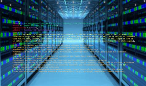 Call For Papers Software Citation Indexing And Discoverability