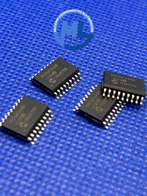 circuito integrado pic16f648a i so smd microchip mlcomp