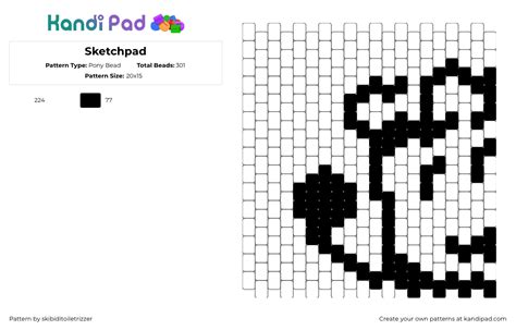 Sketchpad Pony Bead Pattern Kandi Pad Kandi Patterns Fuse Bead Patterns Pony Bead Patterns