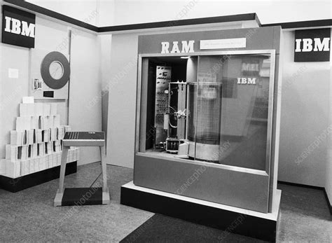 IBM RAMAC Hard Disk Drive 1950s Stock Image C024 8215 Science Photo Library