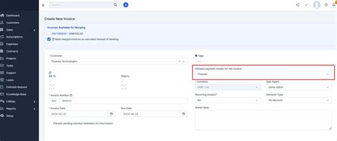 Thawani Payment Gateway Module For Perfex Crm By 7edgetech Codecanyon
