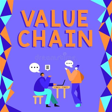 Conceptual Caption Value Chain Business Concept Business Manufacturing