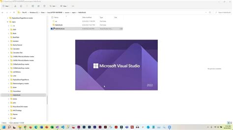 Vs2022 Closing And Opening Projects Youtube