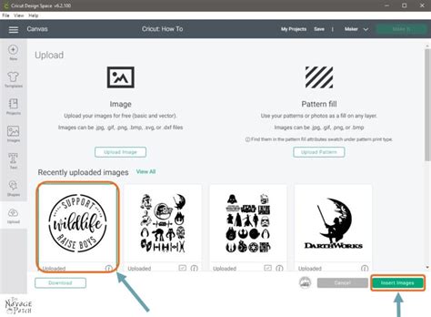 How To Upload An SVG To Cricut Design Space The Navage Patch