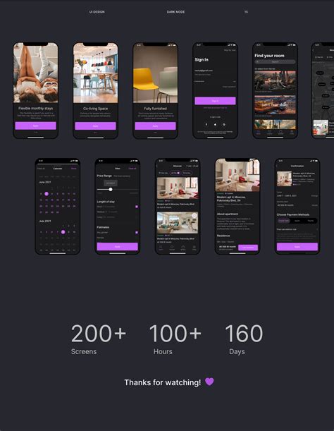Co Living Space Mobile App UX UI On Behance