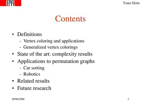 PPT Generalized Vertex Colorings And Their Applications To Permutation Graphs PowerPoint