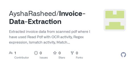 GitHub AyshaRasheed Invoice Data Extraction Extracted Invoice Data From Scanned Pdf Where I
