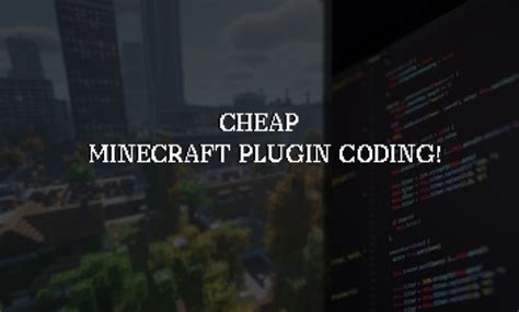 Create Simple Minecraft Plugins For Cheap By Amonmekhir Fiverr
