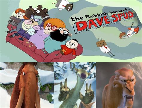 Manny Sid And Diego Hates Trw Of Dave Spud By Ewanlow2007 On Deviantart