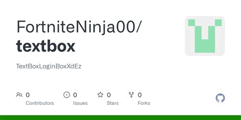 Github Fortniteninja00textbox Textboxloginboxxdez
