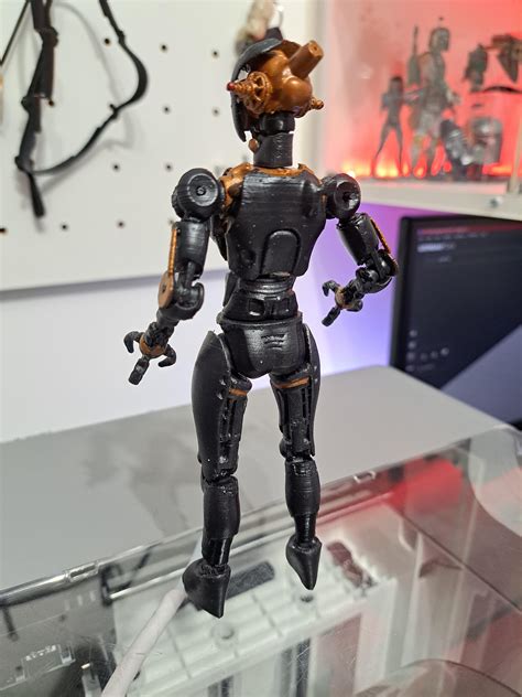 Fallout Assaultron Poseable Figure 3d Model By Rafamacamp On Thangs