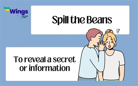 Spill The Beans Idiom Meaning Examples Synonyms Leverage Edu