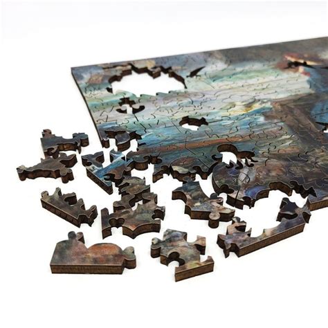 Wooden Jigsaw Puzzle With Uniquely Shaped Pieces For Adults 206 Piec