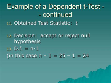 PPT Dependent T Test PowerPoint Presentation Free Download ID