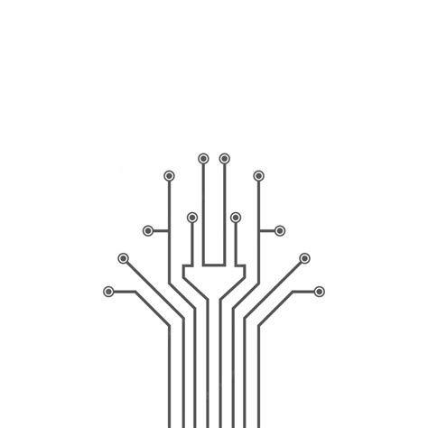 Premium Vector Circuit Technology Ilustration Vector
