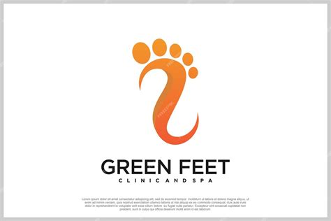 Premium Vector Reflexology Logo Design With Podiatry And Foot Clinic