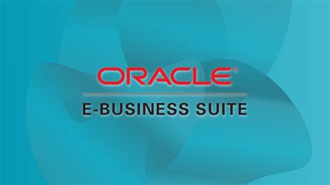 Erp Oracle E Business Suite 20 Années Dexpertise