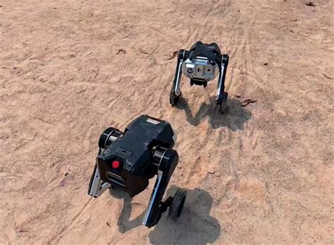 All Terrain Modular Robot Can Split Its Body And Rejoin Them Again