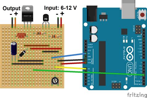 Boost Converter Circuit Diagram Using Arduino