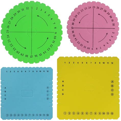 Dandd Kumihimo Disks Set 10cm15cm 4 Different L Grandado