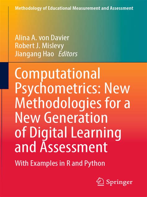 computational psychometrics new methodologies for a new generation of