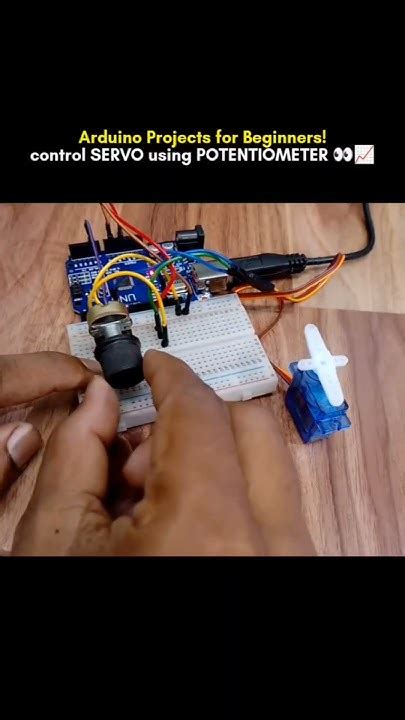 control sarvo on button use ardunio uno trending viralreels