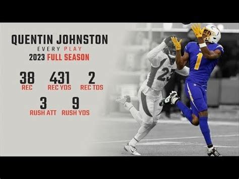 Quentin Johnston 2023 Season Highlights Every Target Catch And Run