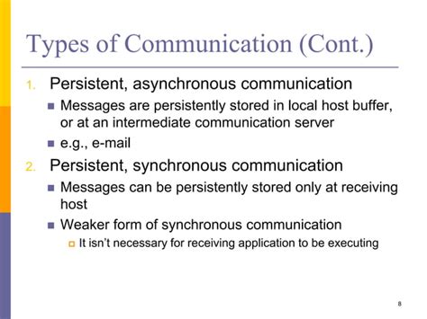 message and stream oriented communication pptx