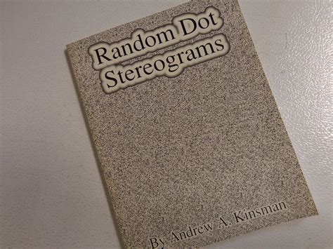 Random Dot Stereograms By Andrew A Kinsman Goodreads