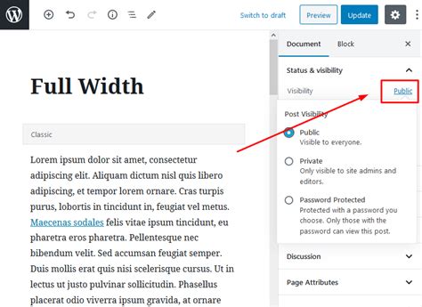 How To Password Protect Any WordPress Page