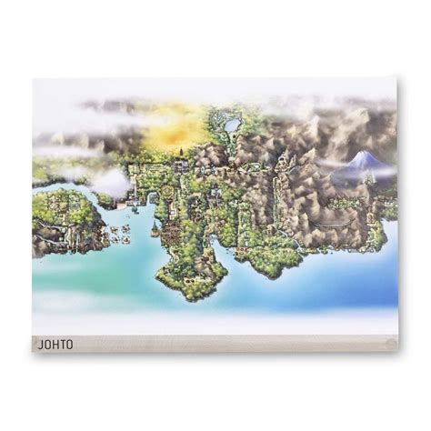 Pokemon Johto Map