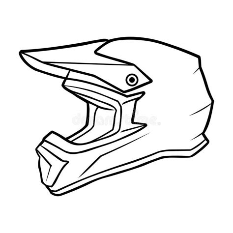 Motocross Helmet Coloring Pages [2025]