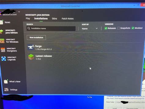 I Cant Install Forge 189 It Says Its Succesful But When I Try To