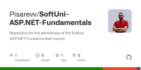 GitHub Pisarevv SoftUni ASP NET Fundamentals Repository For The Workshops Of The Softuni ASP