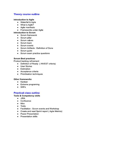course outline pdf