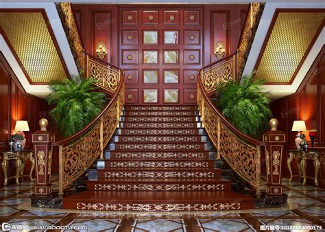 实木楼梯 果图网