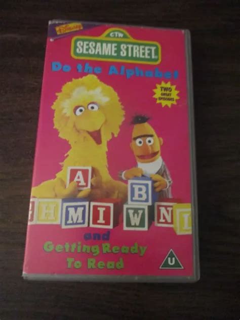 Sesame Street Do The Alphabet Getting Ready To Read Vhs Video Tape
