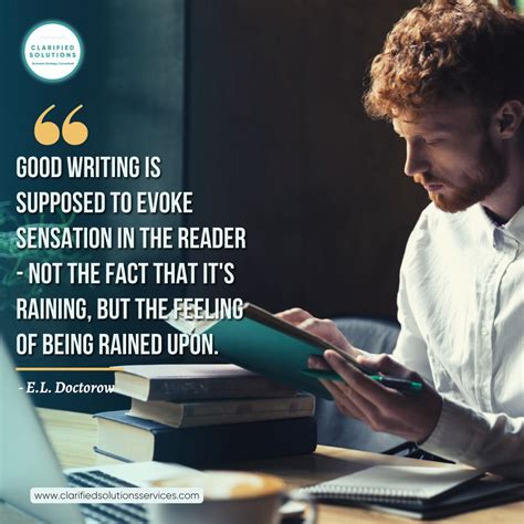 How Good Writing Can Evoke Emotions E L Doctorow Clarified Solutions Posted On The Topic