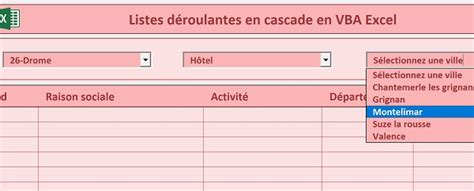 connecter une base access à excel par le code vba