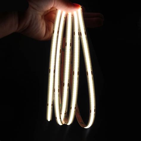 12v24v 4mm 5w Dotless Cob Light Strips Led Strip Lighting Strip