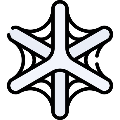 Cobweb Kawaii Lineal Color Icon