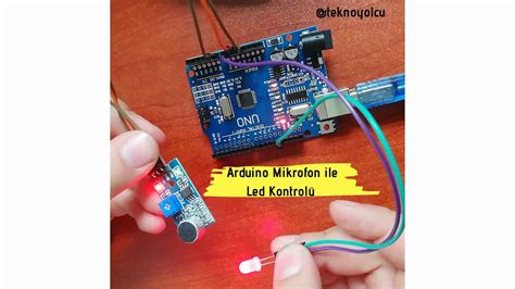 Arduino Microfon Ile Led Kontrolü Youtube