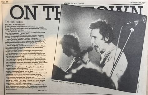Bang The Drum All Day Memories Of Seeing The Sex Pistols And The Clash 1977