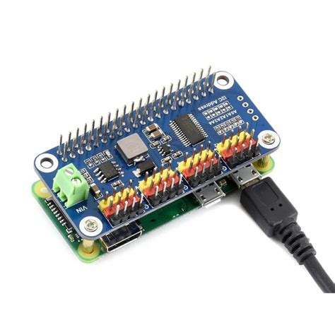 Waveshare Servo Driver HAT For Raspberry Pi Zero Zero W Zero WH B B B Channel Bit I C